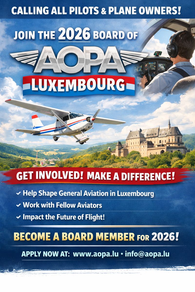 Get involved, make a difference – AOPA Luxembourg